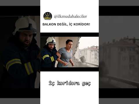 ARTÇI DEPREMDE BALKONA ÇIKANLAR... KENDİ MEZARINIZA YÜRÜYORSUNUZ! 😱