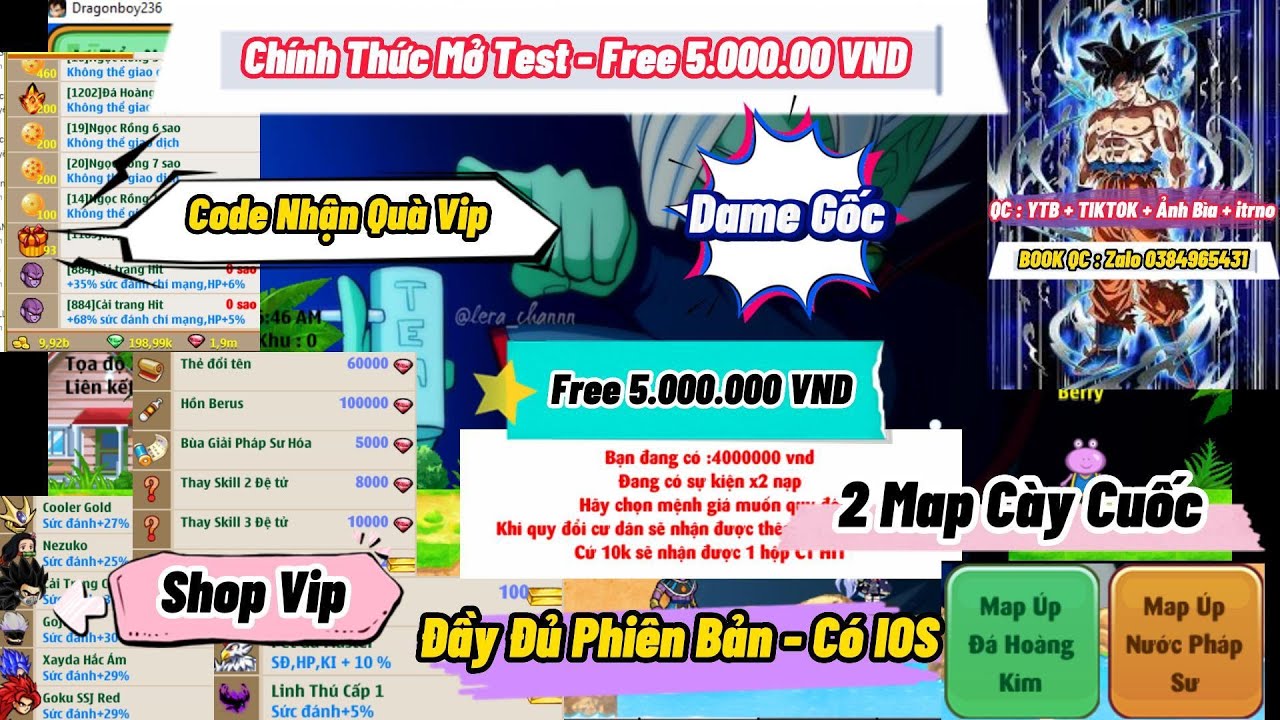 REVIEW NRO LẬU MỚI - Vừa Mở Test - Free Vàng Ngọc - Free 5tr VND - Free ...