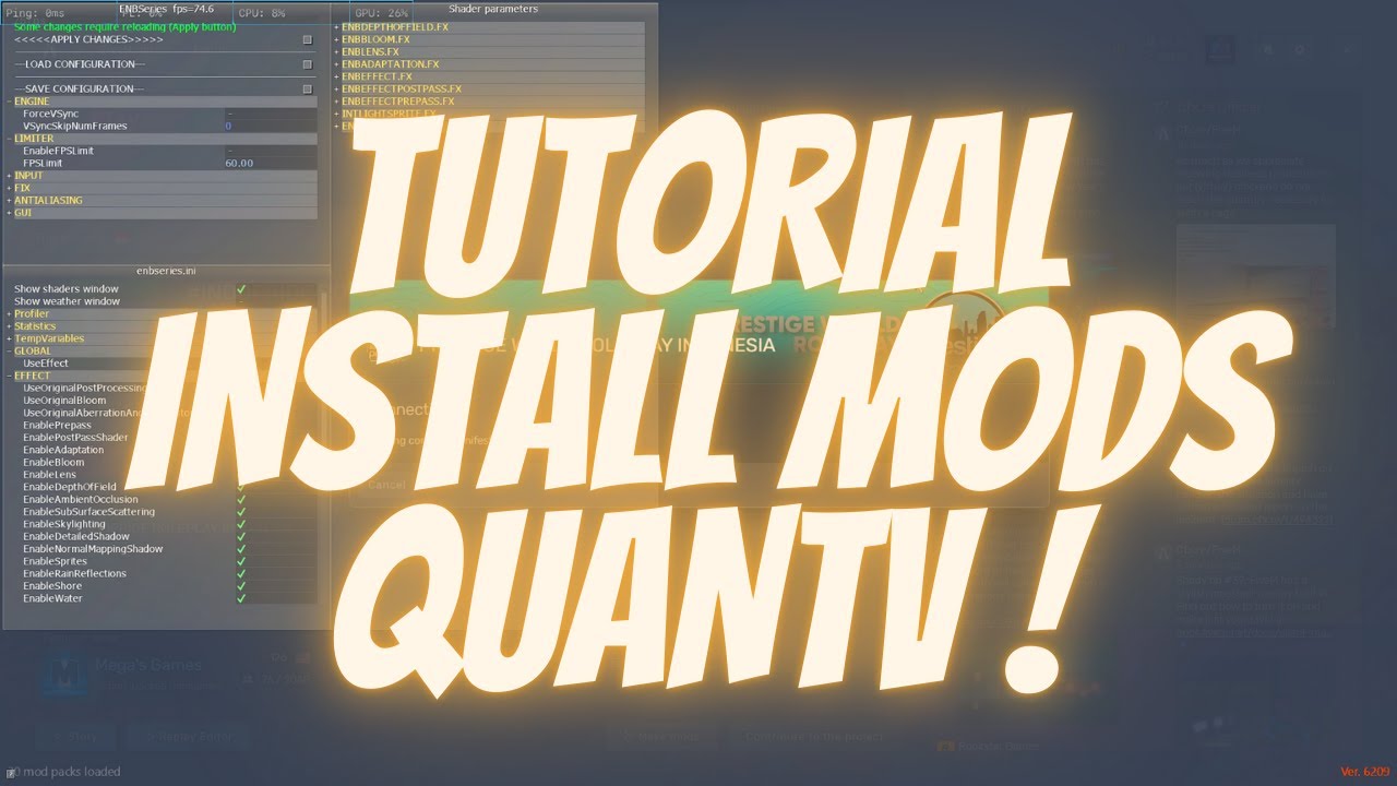 Tutorial Install QuantV FiveM GTA 5 #fivem #prestigerp (Cara pasang ...