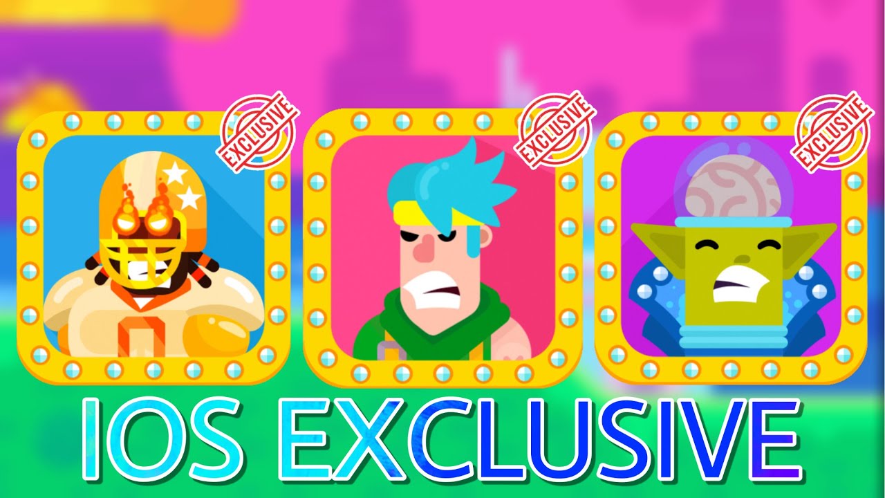 Bowmasters Exclusive IOS Characters Gameplay - YouTube