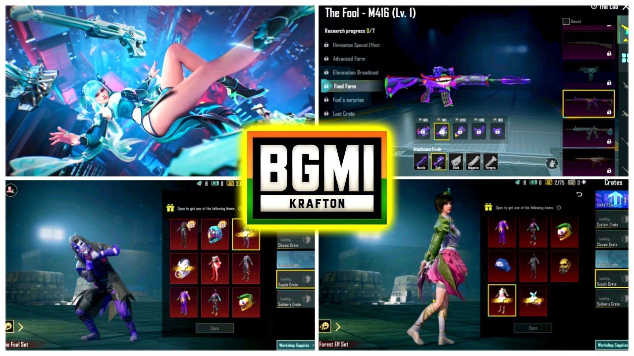 joker is back | bgmi me joker set return | m416 fool return | bgmi new ...