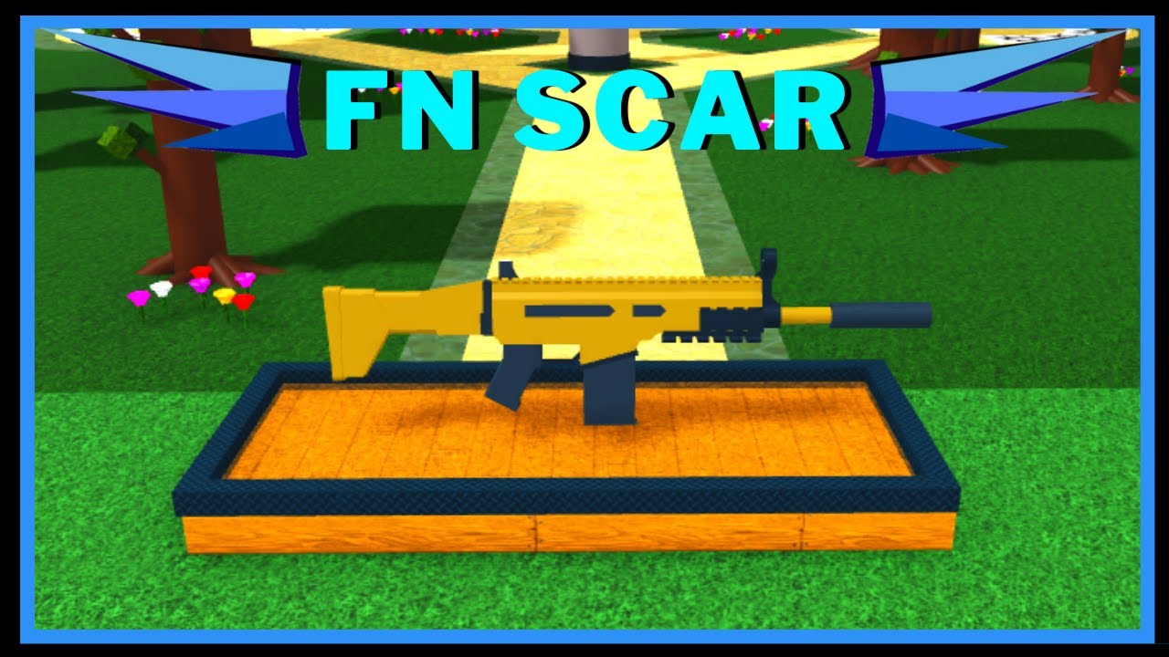 FN SCAR (Rifle) Speed Build/Tutorial In Build A Boat For Treasure ...