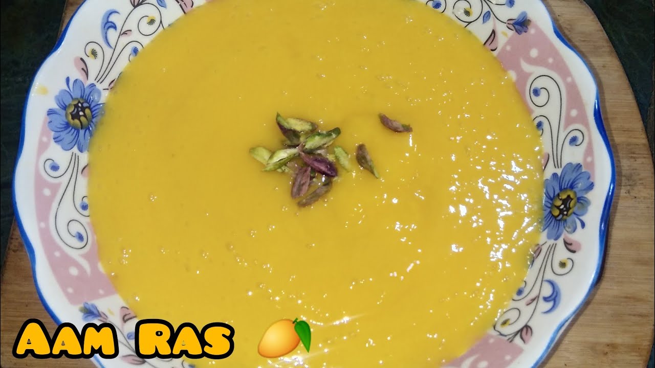 aam ras 🥭recipe | mango 🍹juice garmiyon ka season ka all time favorite ...