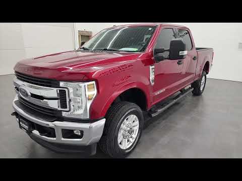 2019 FORD F250 XLT CREW SHORT DIESEL RUBY RED METALLIC 4K WALKAROUND 12978Z SOLD!