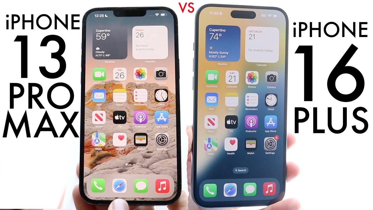 iPhone 16 Plus Vs iPhone 13 Pro Max! (Comparison) (Review) - YouTube