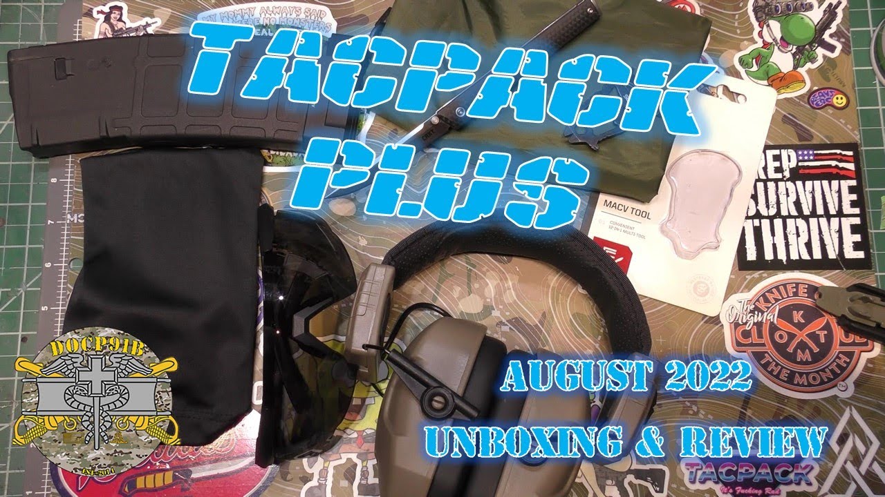 TacPack PLUS - August 2022 Unboxing & Review - YouTube