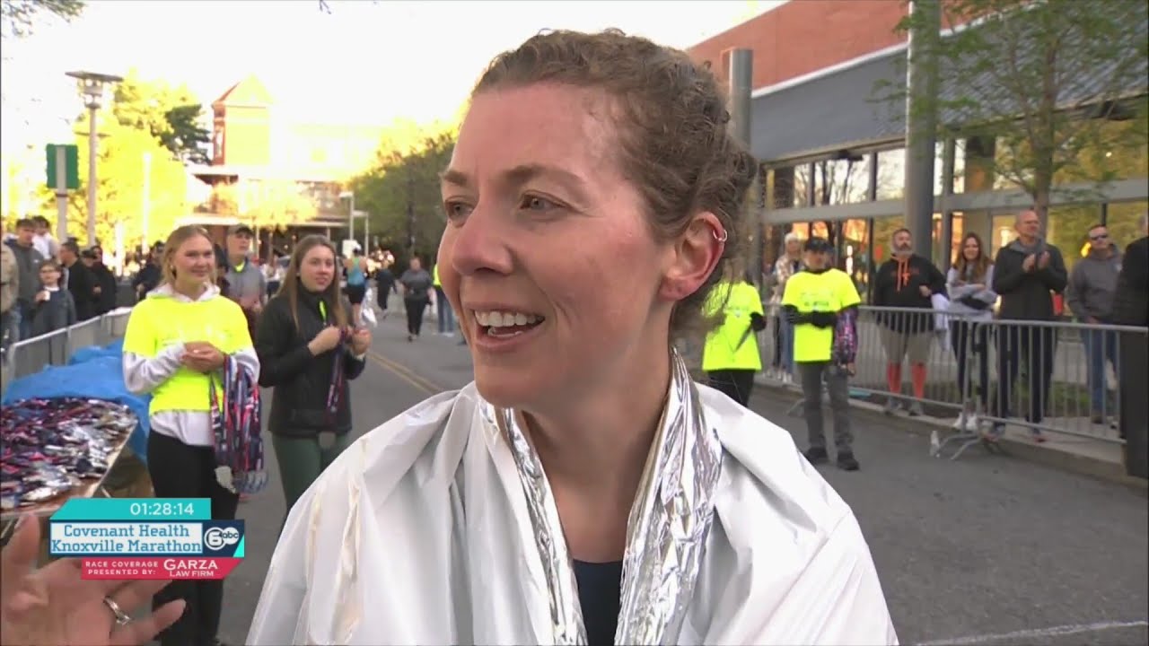 2024 Women's Winner for the 2024 Knoxville Half Marathon - YouTube