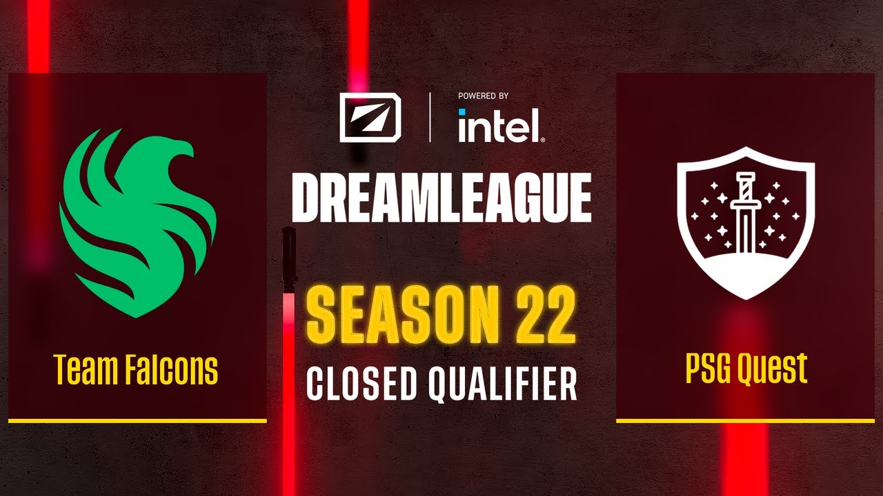 Dota2 - Team Falcons vs PSG Quest - Game 2 - DreamLeague Season 22 - CQ ...