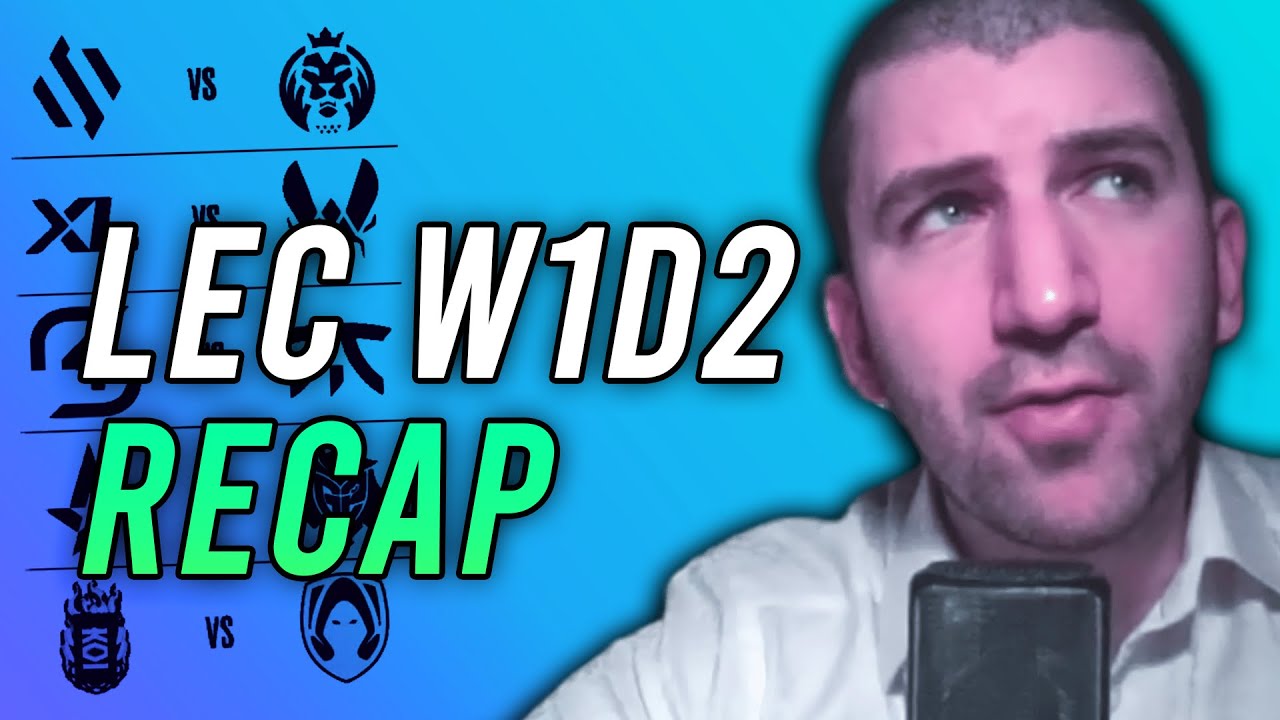 ONE OF THE BEST LEC DAYS OF ALL TIME - LEC Spring W1D2 Recap ...