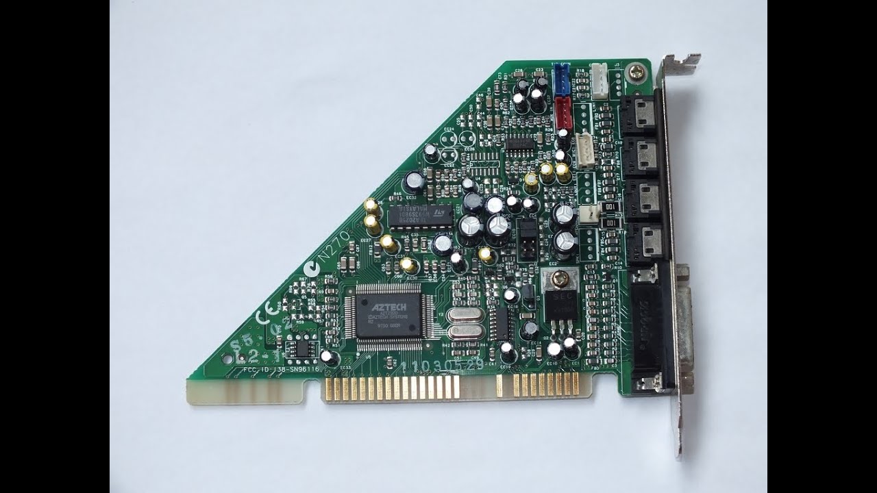 Aztech Pro 16V Programm Wavetable Synth - YouTube