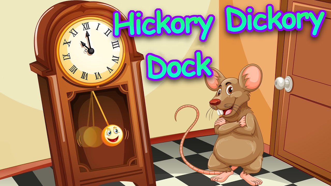 Hickory Dickory Dock Nursery Rhymes | Phonic Song for Children | Naughty Learners - YouTube