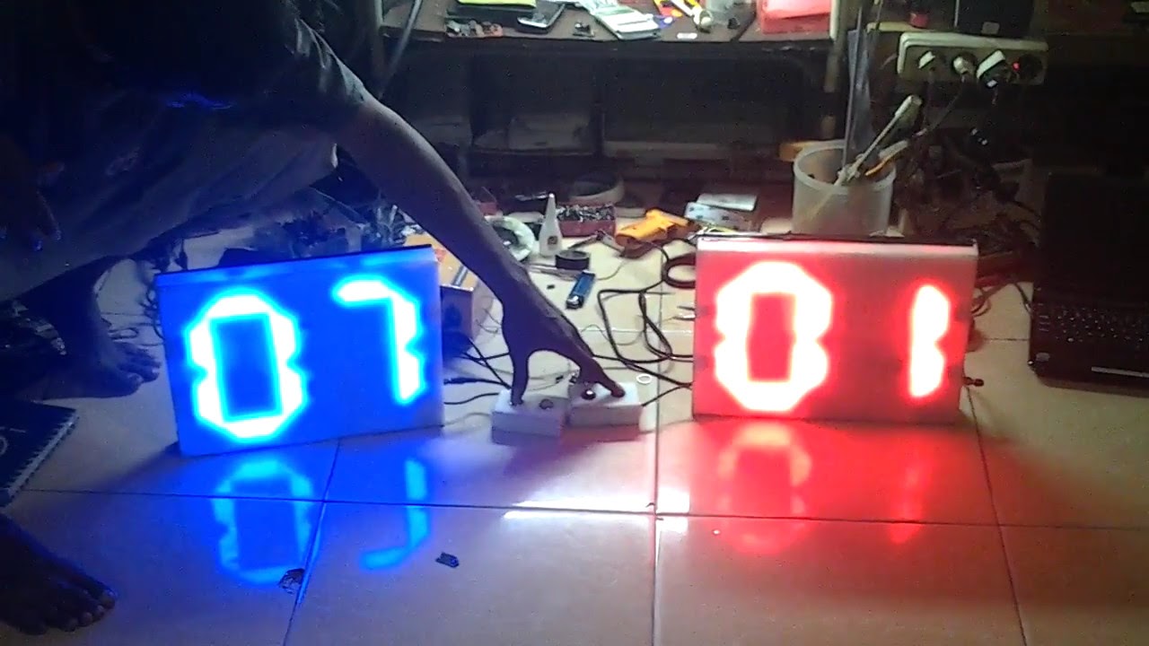 Lampu Led Papan Skor - YouTube