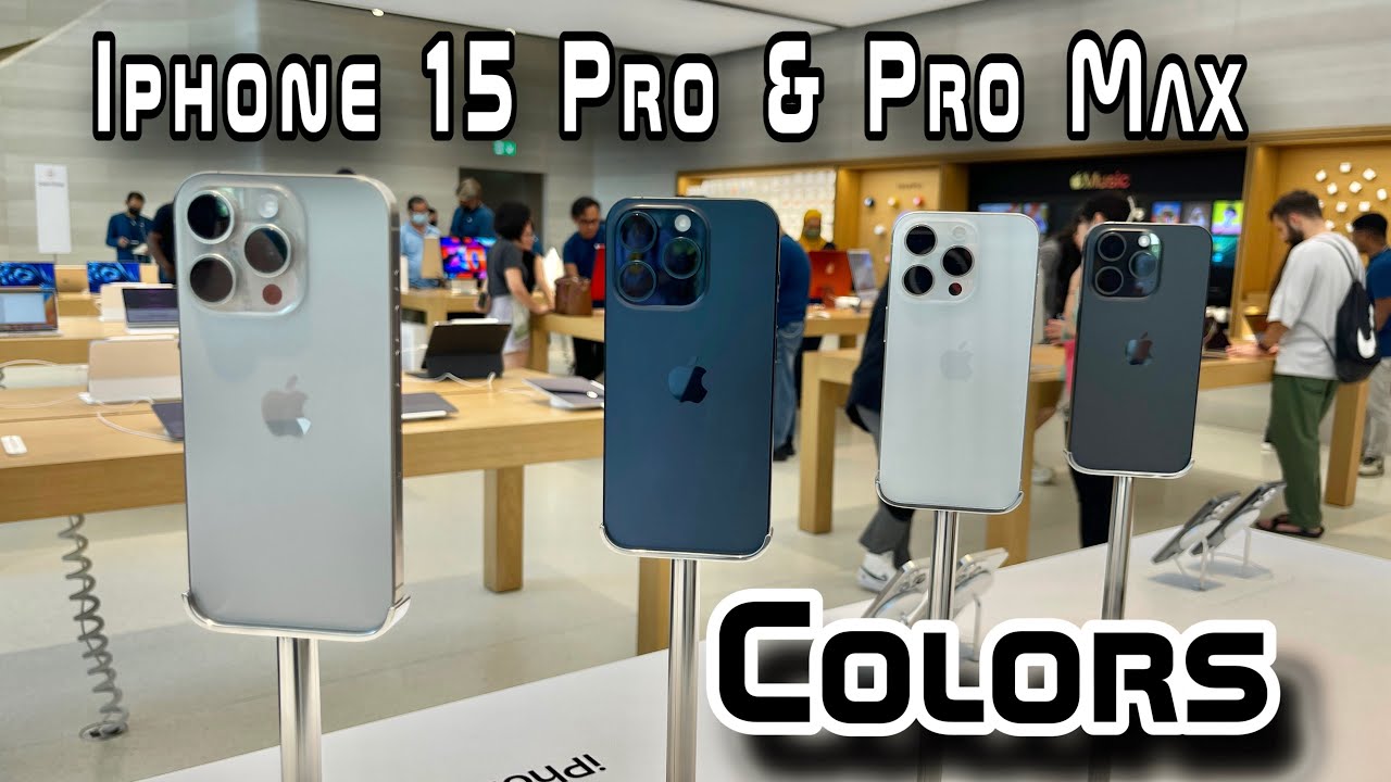 New Iphone 15 Pro and Pro Max Different Colors - YouTube