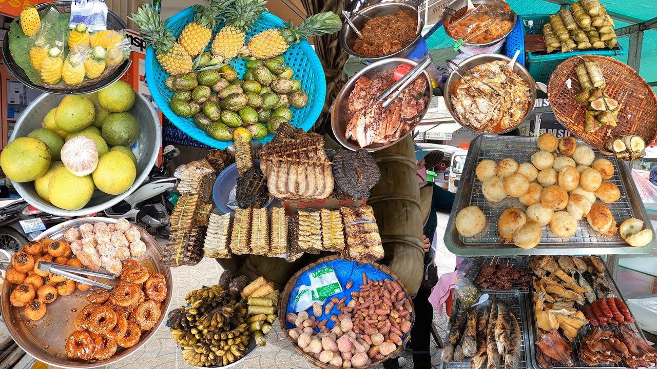 Awesome Lively Activities of Market Scenes in the Morning @Boeung Prolit Market Walking Tour ...