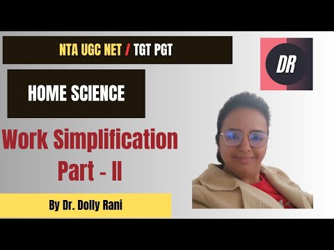 work simplification #कार्य सरलीकरण #home science #home management - YouTube
