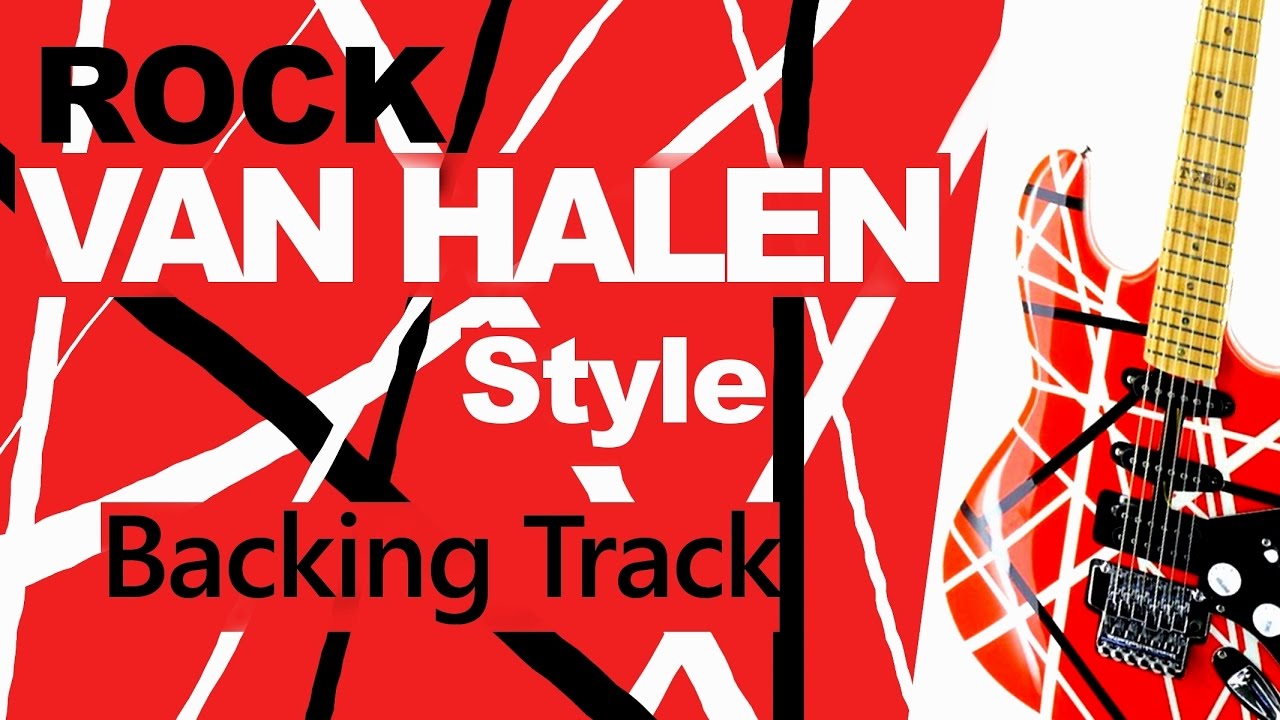 Rock Van Halen Style Backing Track #2 - YouTube