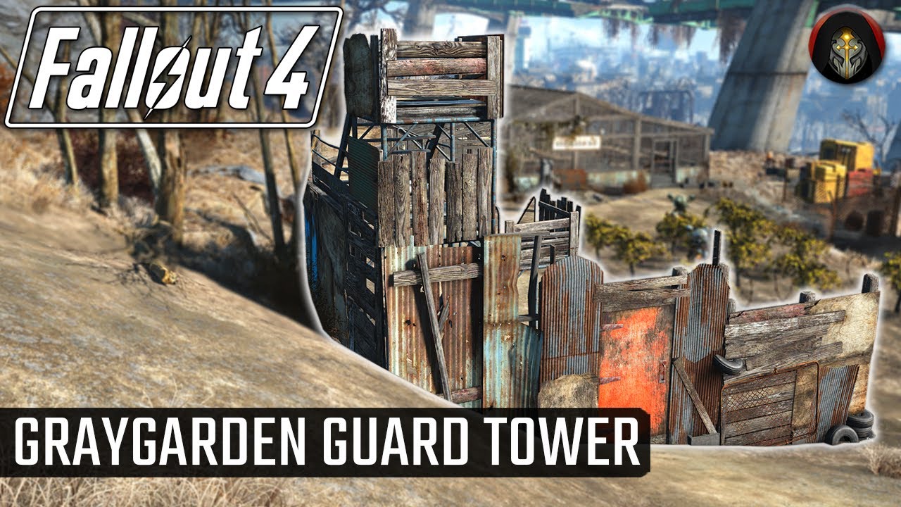 FALLOUT 4 | How To Build a GUARD TOWER. - YouTube
