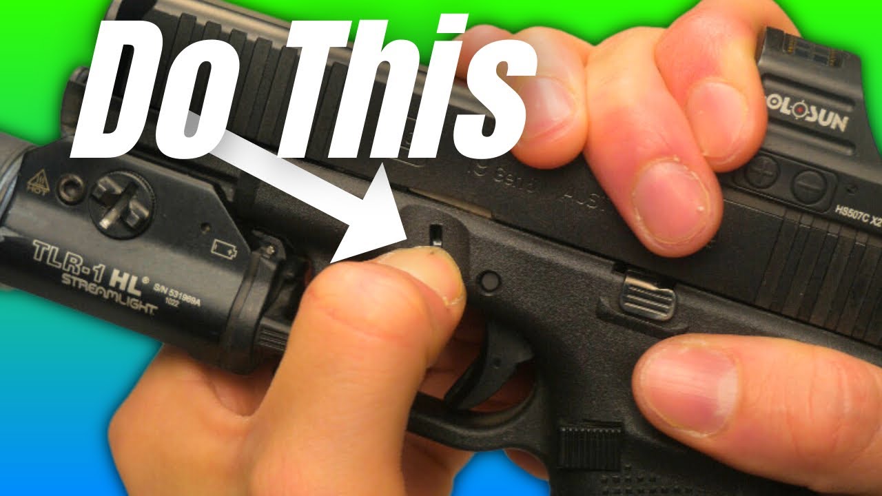 How to Remove Glock Slide - YouTube