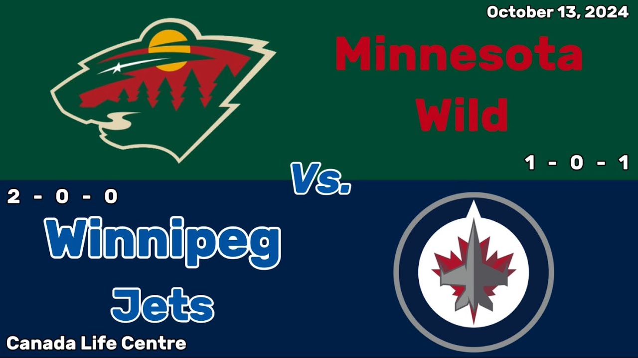 Minnesota Wild vs Winnipeg Jets | October 13, 2024 | All Goals - YouTube