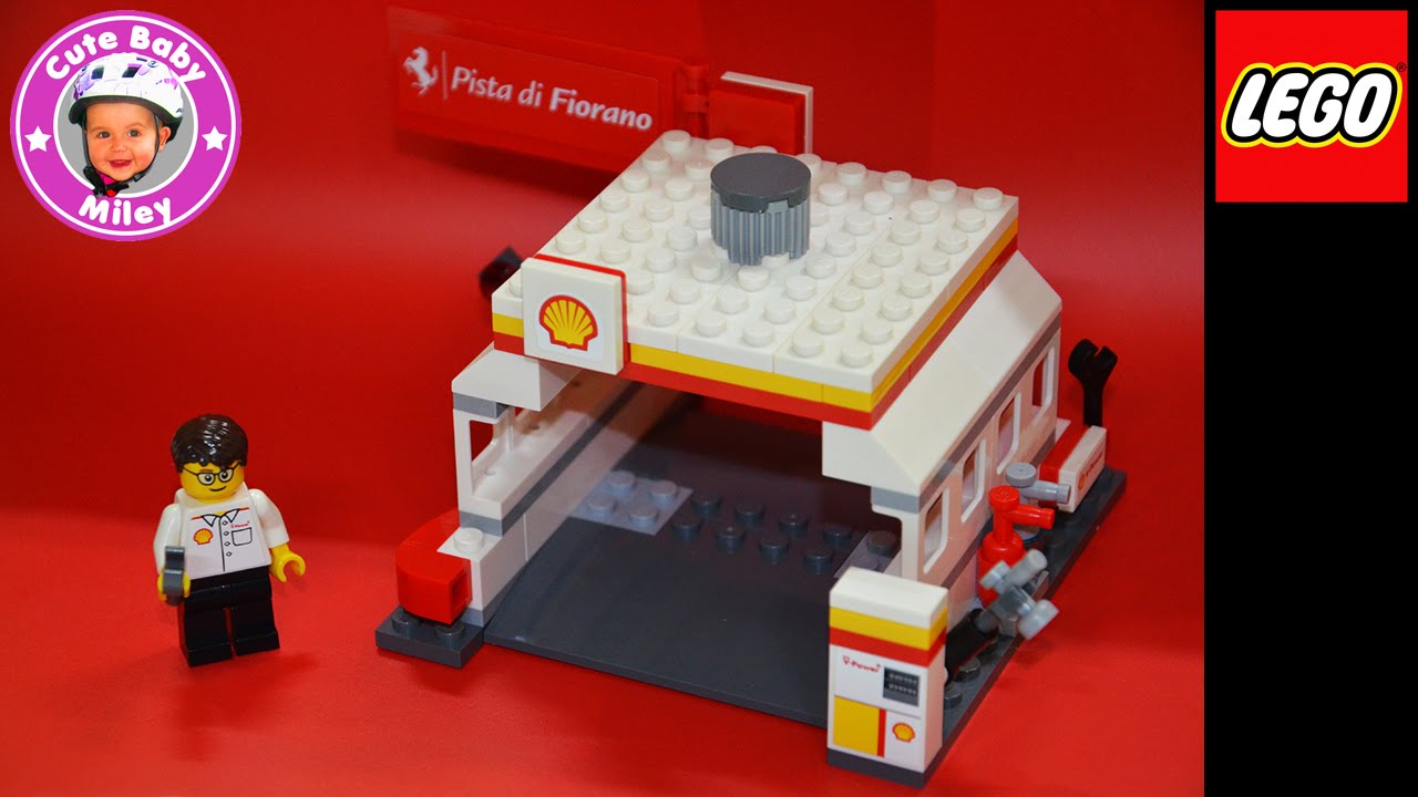 Lego Ferrari Shell Pit Stop Tankstelle Waschstraße Spielset ...