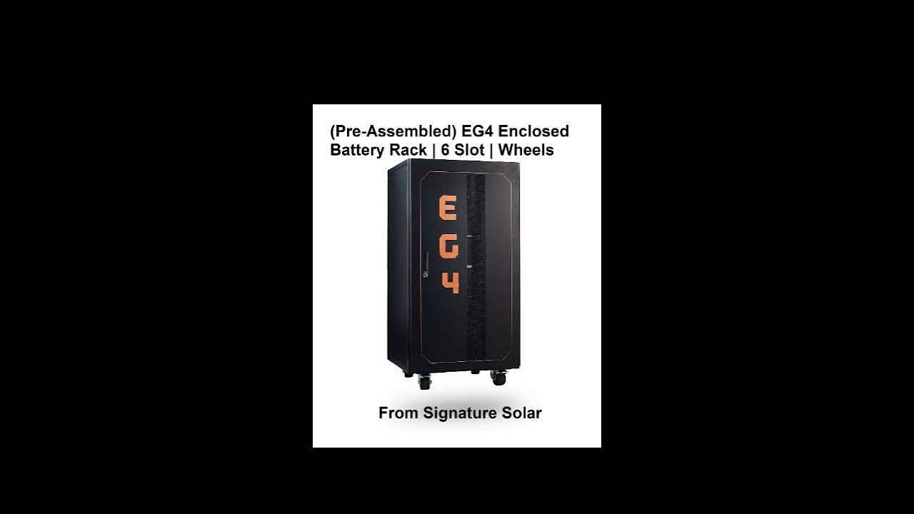 EG4 Server rack Initial Setup - YouTube