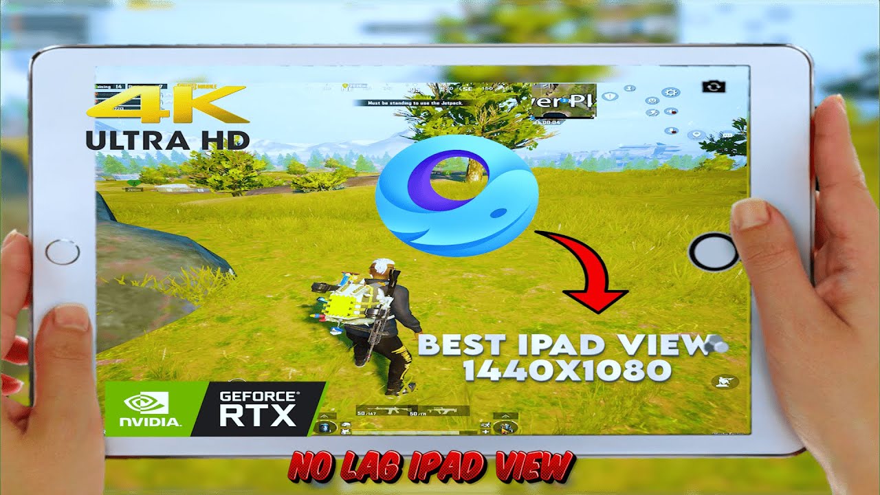 NO LAG!! pubg mobile BEST ipad view resolution for low end pc # ...
