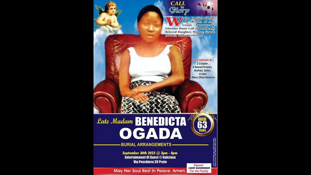 BURIAL CEREMONY OF MADAM BENEDICTA OGADA 30_9_2023 - YouTube