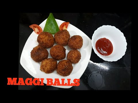 Veg Maggi Balls|Easy and very tasty snacks||snacks recipe - YouTube