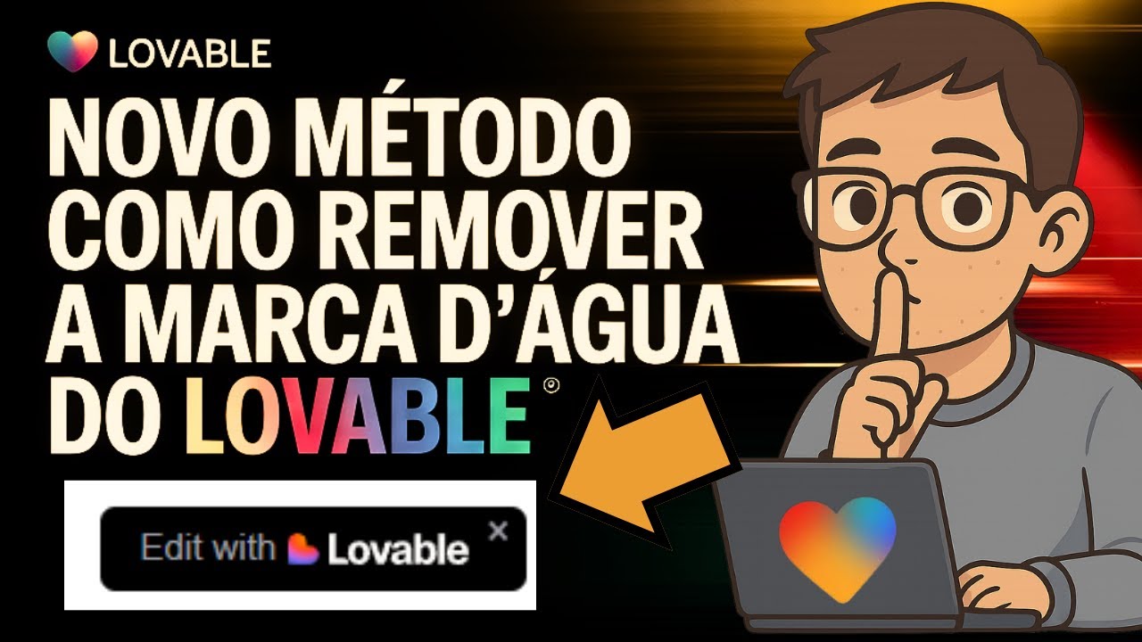 [NOVO MÉTODO] Como Remover a marca d'água do Lovable (PARTE 2) - YouTube