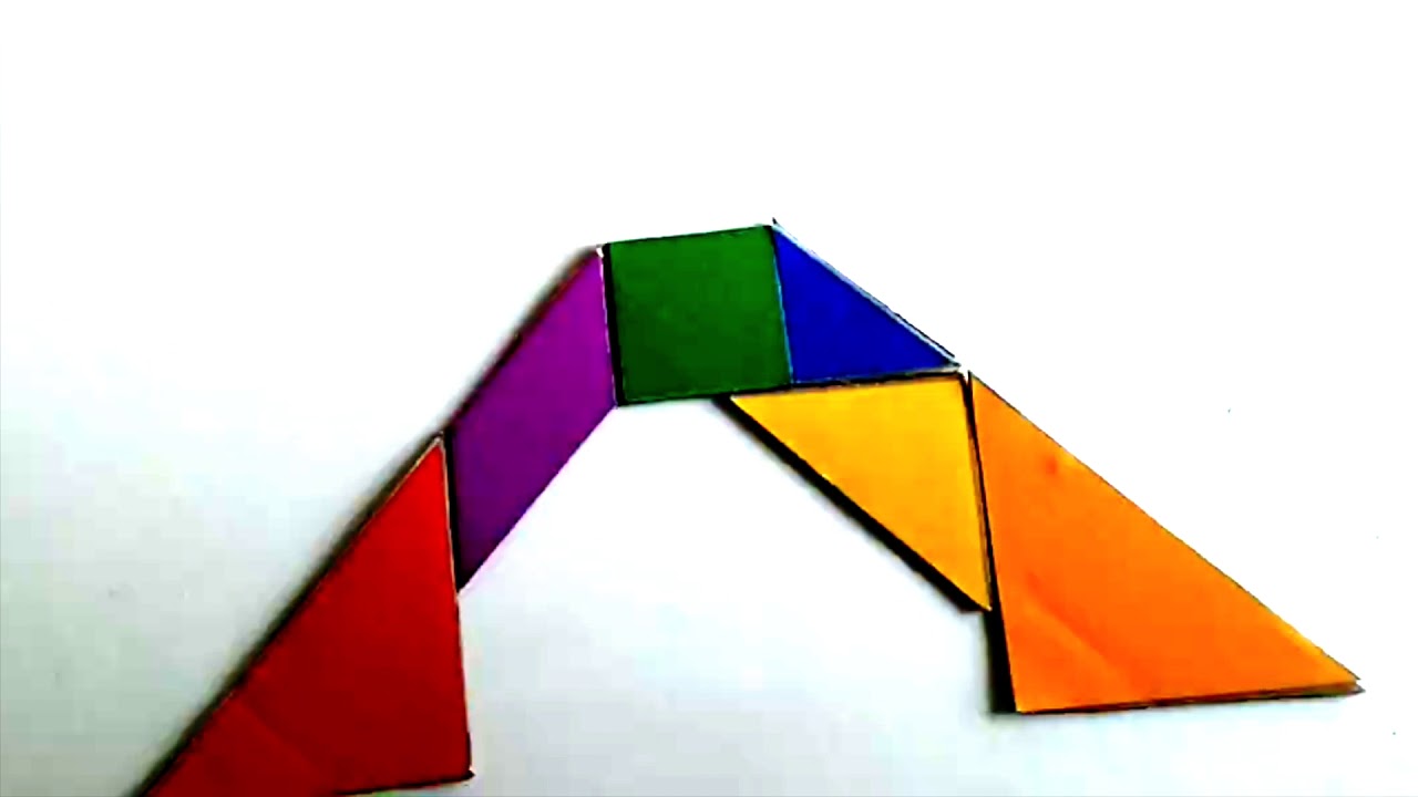 Tangrams - Alphabet - A - YouTube