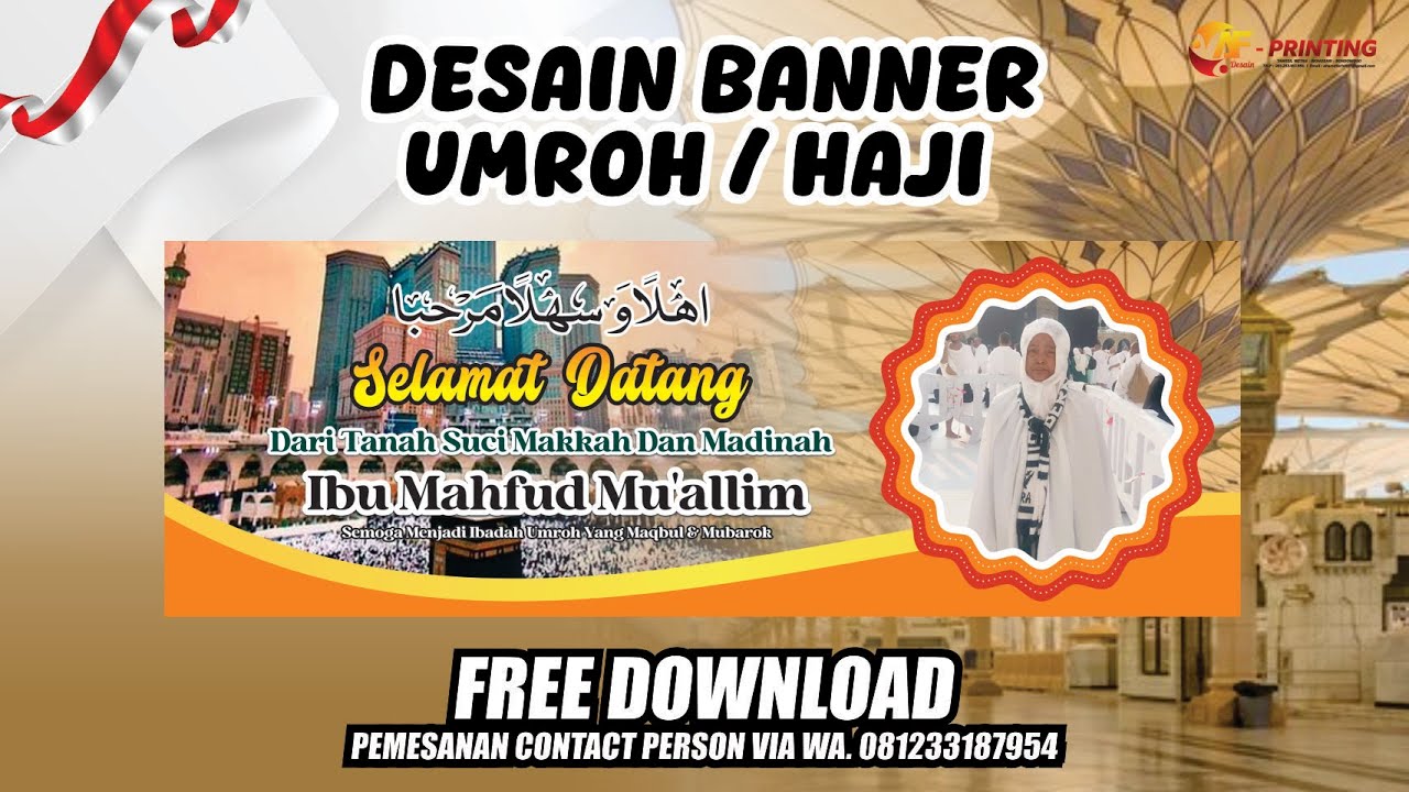 Desain Banner / Spanduk Umroh & Haji___Free CDR - YouTube