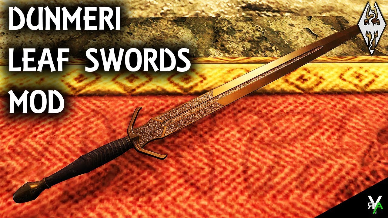 DUNMERI LEAF SWORDS: Amazing Weapon Mod!!- Xbox Modded Skyrim Mod ...