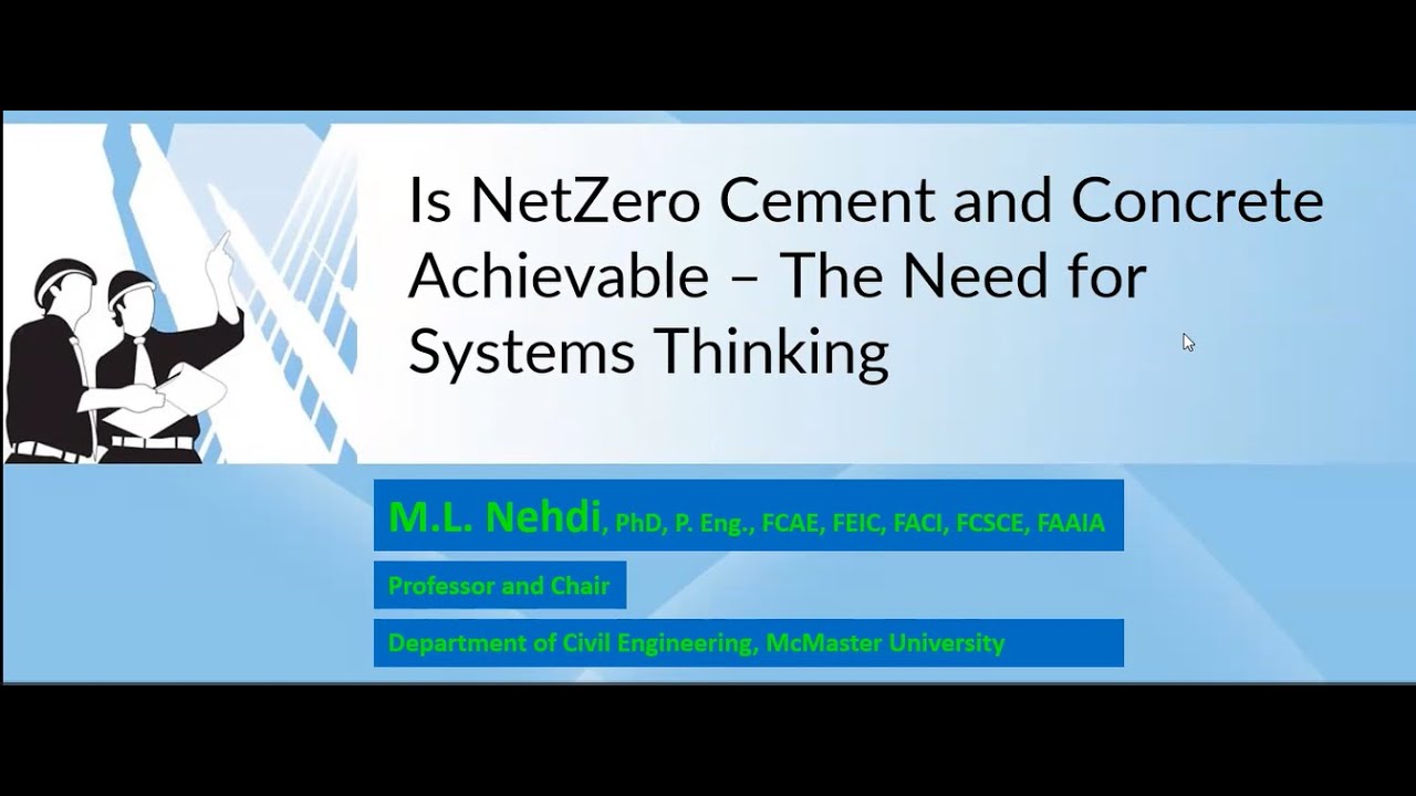 Is NetZero Cement and Concrete Achievable The Need for Systems Thinking ...