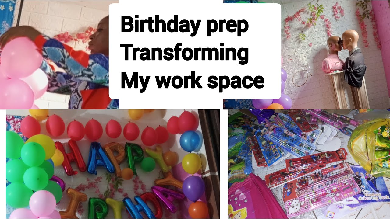 Mini birthday preparation for my daughter 1st Birthday/party pack ...