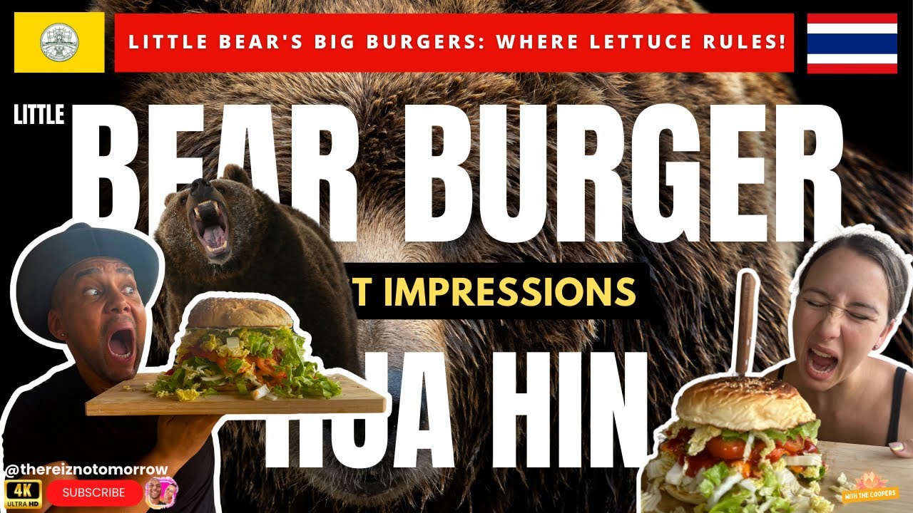🇹🇭 Little Bear Burger: Biggest Burger Ever? Overpriced or Worth It ...