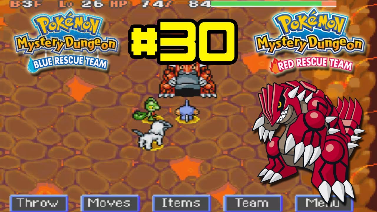 Pokemon Mystery Dungeon Red & Blue Rescue Team Part 30 - Groudon ...
