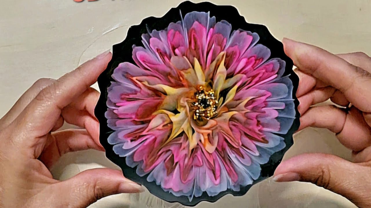 #95 - Resin Art Tutorial - 3D Bloom Effect - YouTube