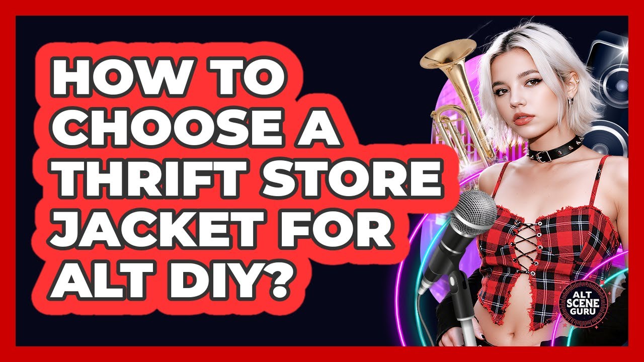 How To Choose A Thrift Store Jacket For Alt DIY? - YouTube