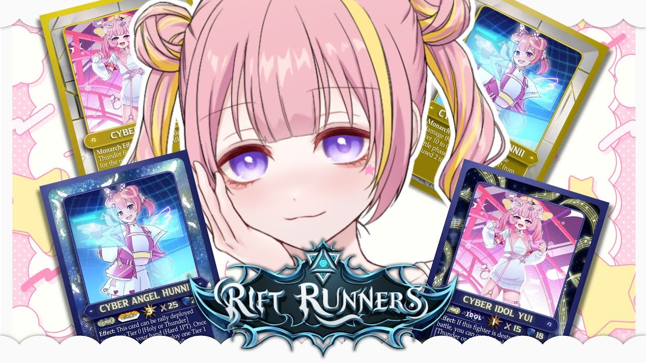 ⋮ RIFT RUNNERS TCG ⋮ IM IN A TCG! Let's OPEN the BOX! | Tennyo Yui 【EN ...