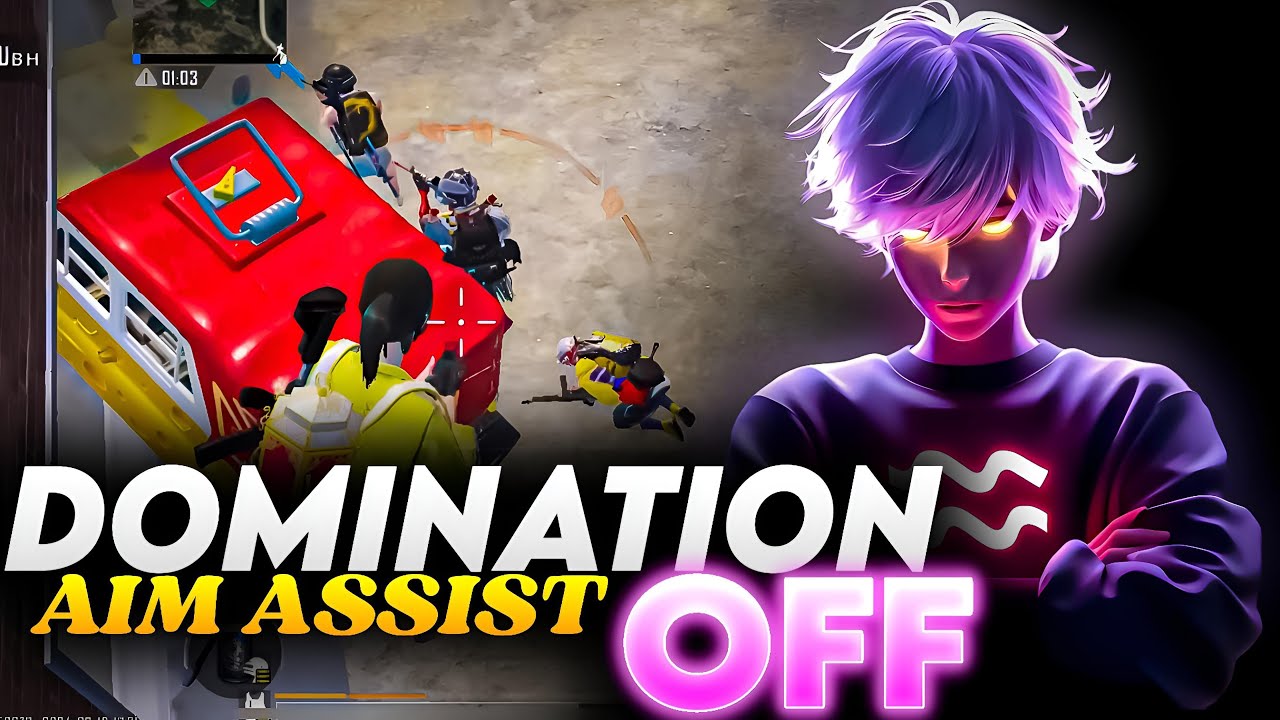 Aim assist off DOMINATION🔱in bgmi 3.0 shadow blade UPDATE!! - YouTube