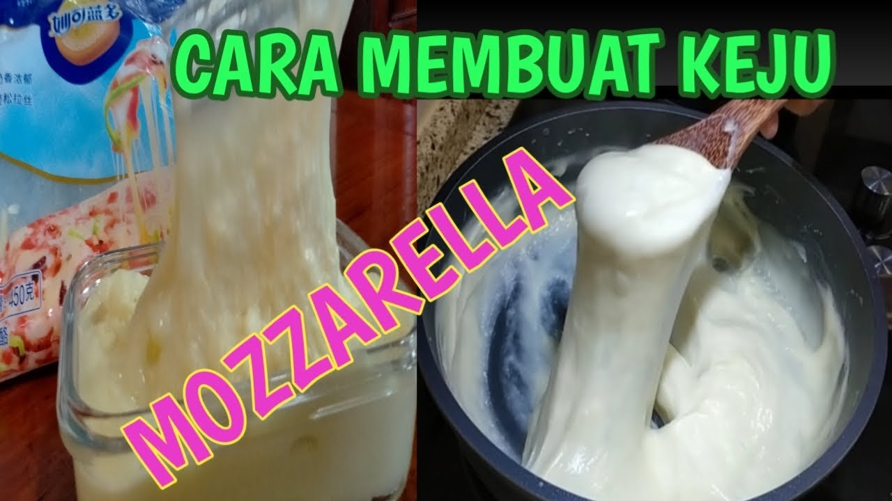 CARA MEMBUAT KEJU MOZZARELLA - YouTube