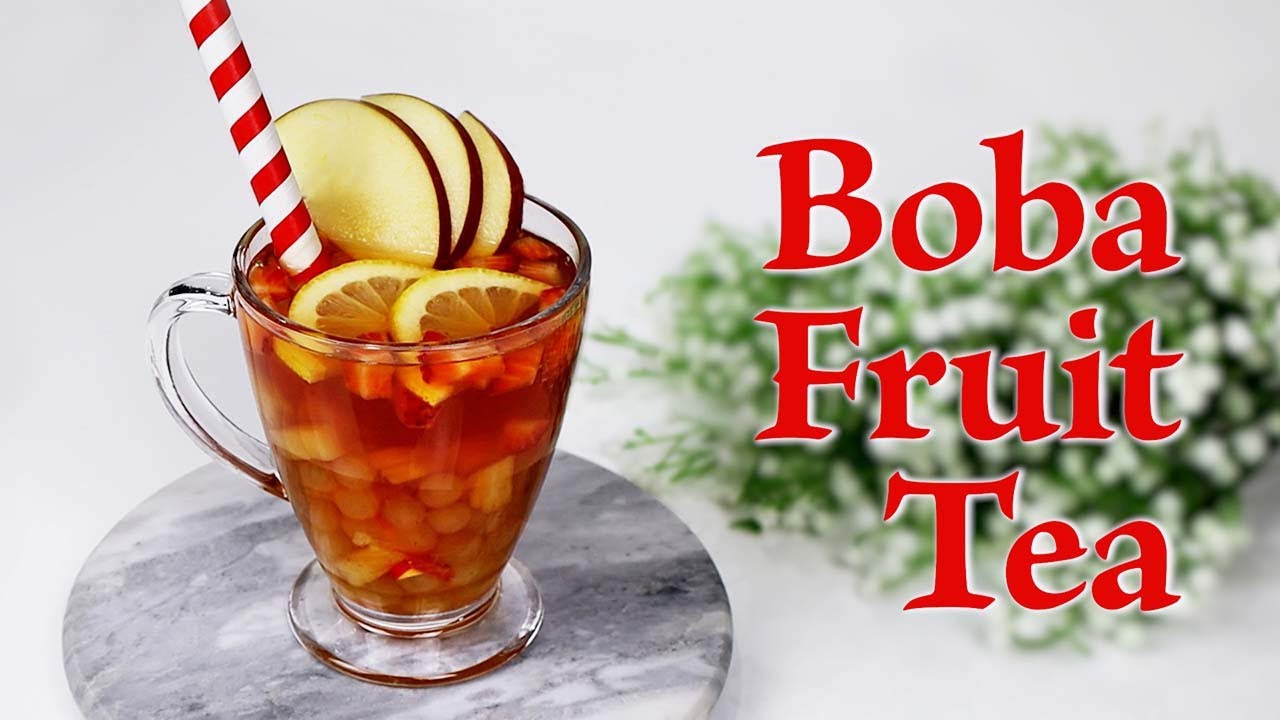 Boba Fruit Tea Recipe I Jono Sweet Treats - YouTube