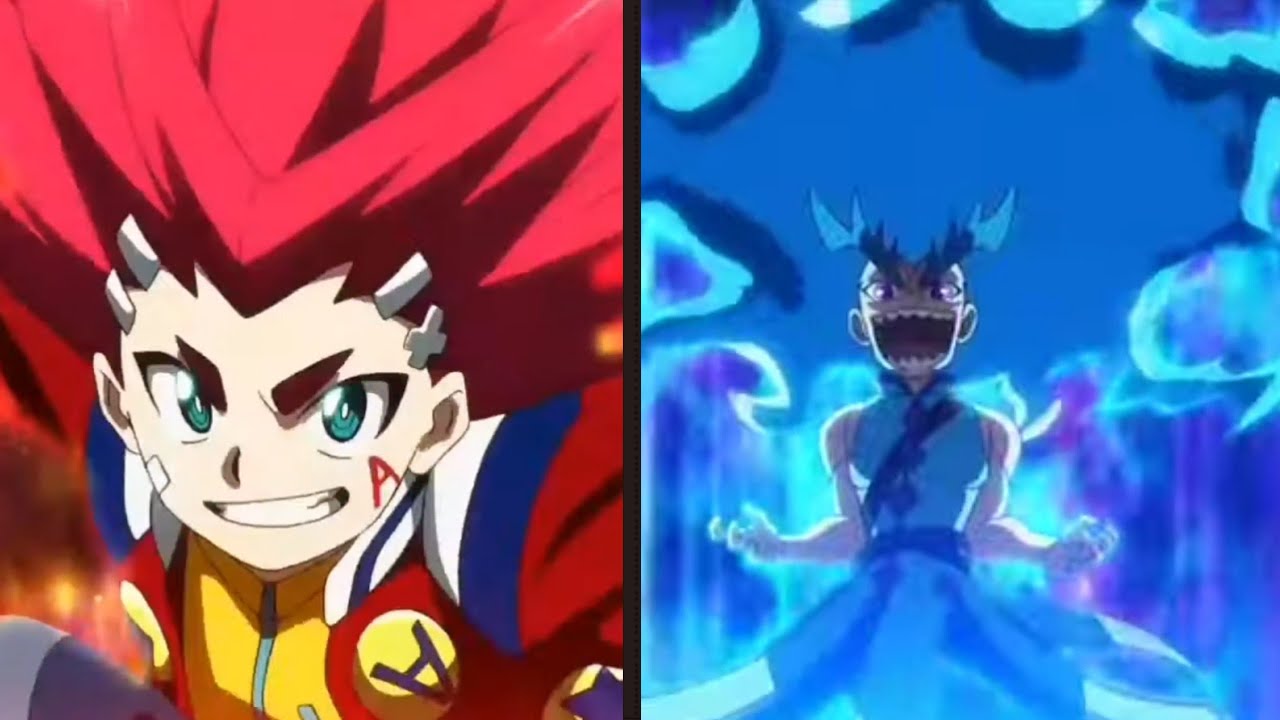 Aiger vs Lui collab with @WildfireArgon (Beyblade ultimate burst S1 ep ...