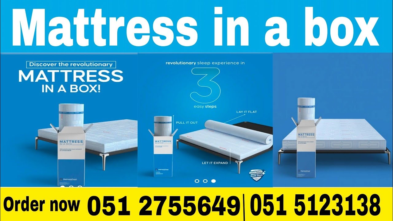 Diamond Supreme Mattress in a box. Home Delivery - YouTube