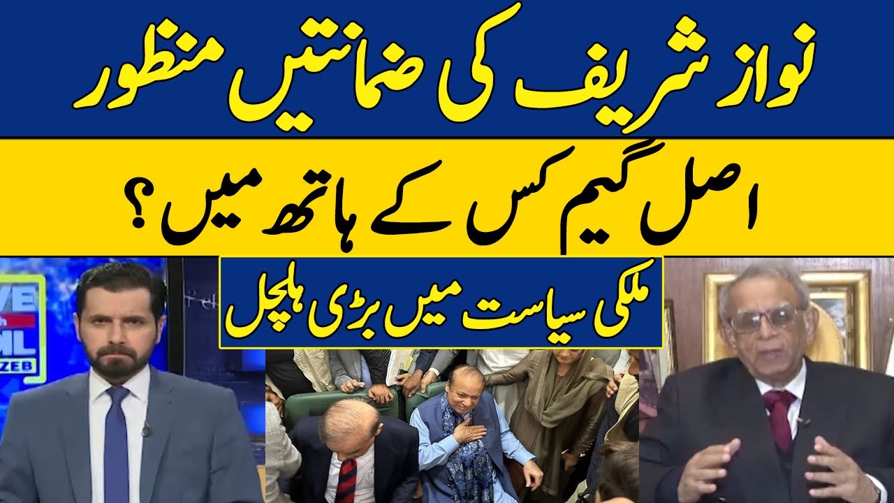 Nawaz Sharif's Bail Approved | Wasim Sajjad | Dawn News - YouTube