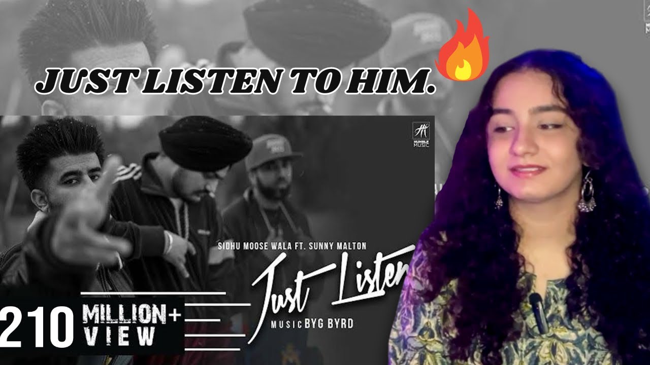 Reaction on Just Listen | Official Music Video | Sidhu Moose Wala ft ...