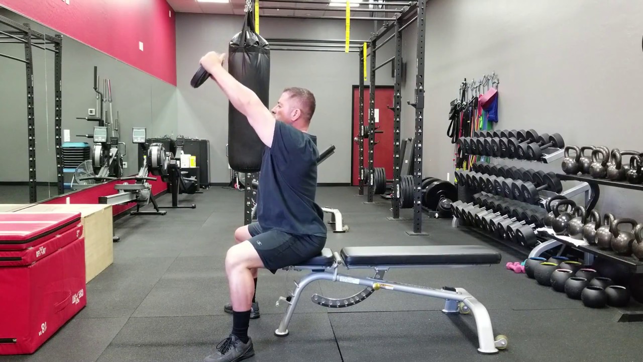 PPAZ Seated Plate Raise - YouTube