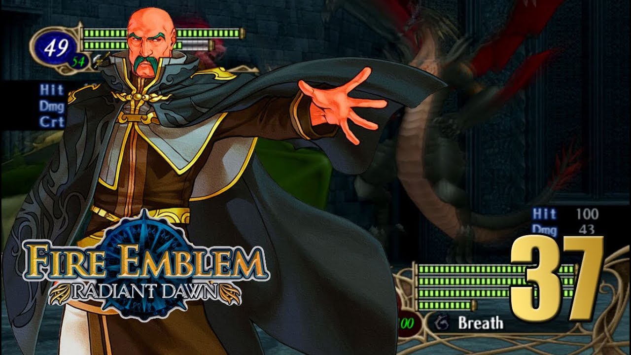 The Black Dragon King - [Hard] Fire Emblem: Radiant Dawn - 37 - YouTube