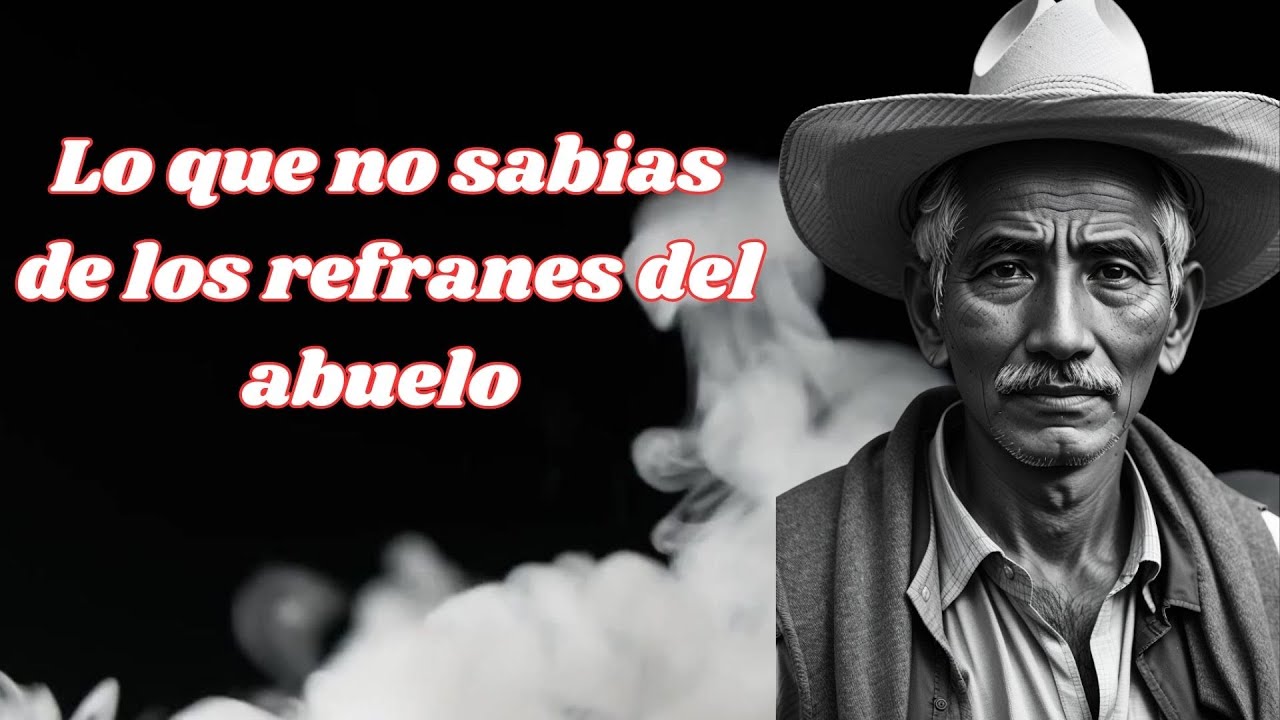 "Refranes mexicanos: Sabiduría popular que cambiará tu vida." - YouTube