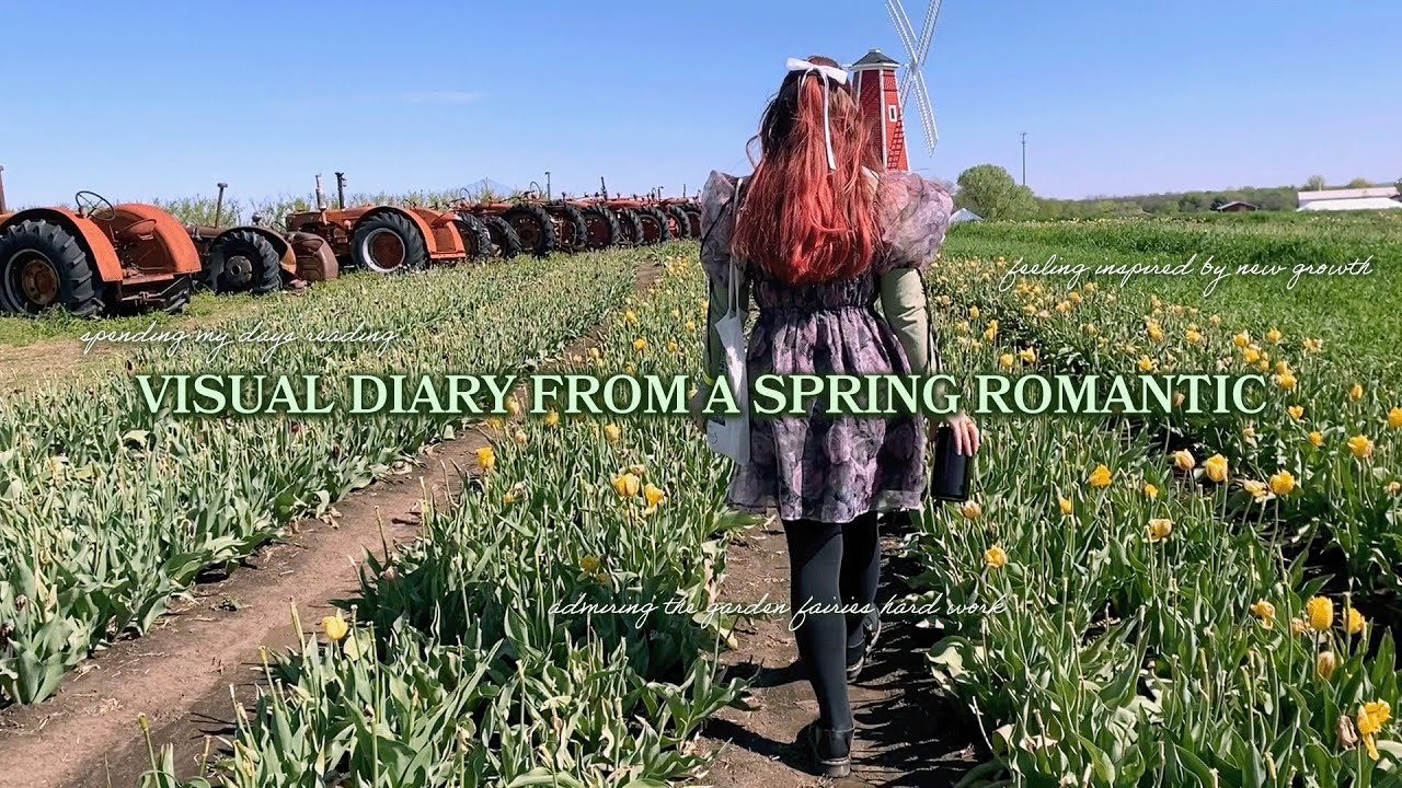 my spring hobbies // a visual diary of how I spend my spring days - YouTube
